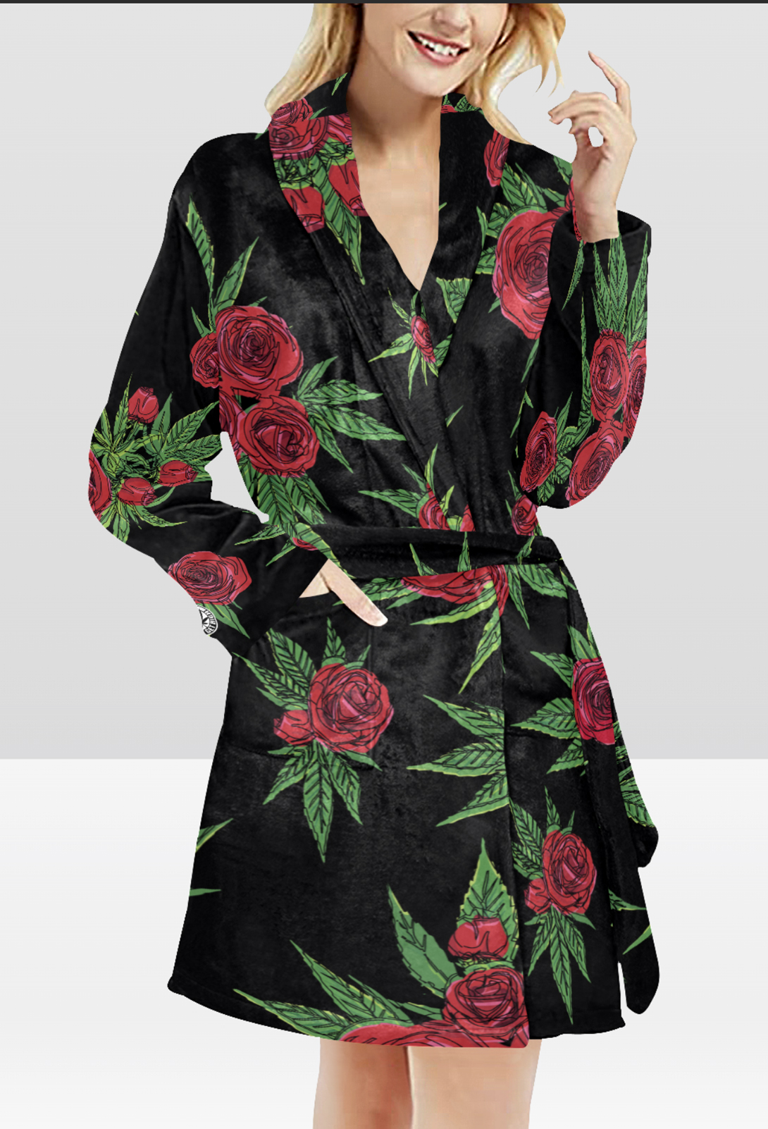 just get high_robe_cannarose black_model – Just Get High